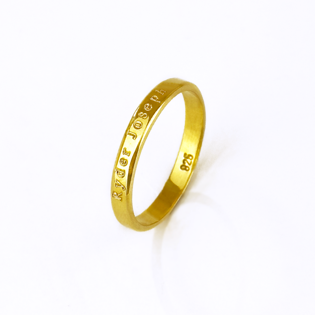 Personalized Rings | Birthstone, Engraved, Stackable – Danique Jewelry