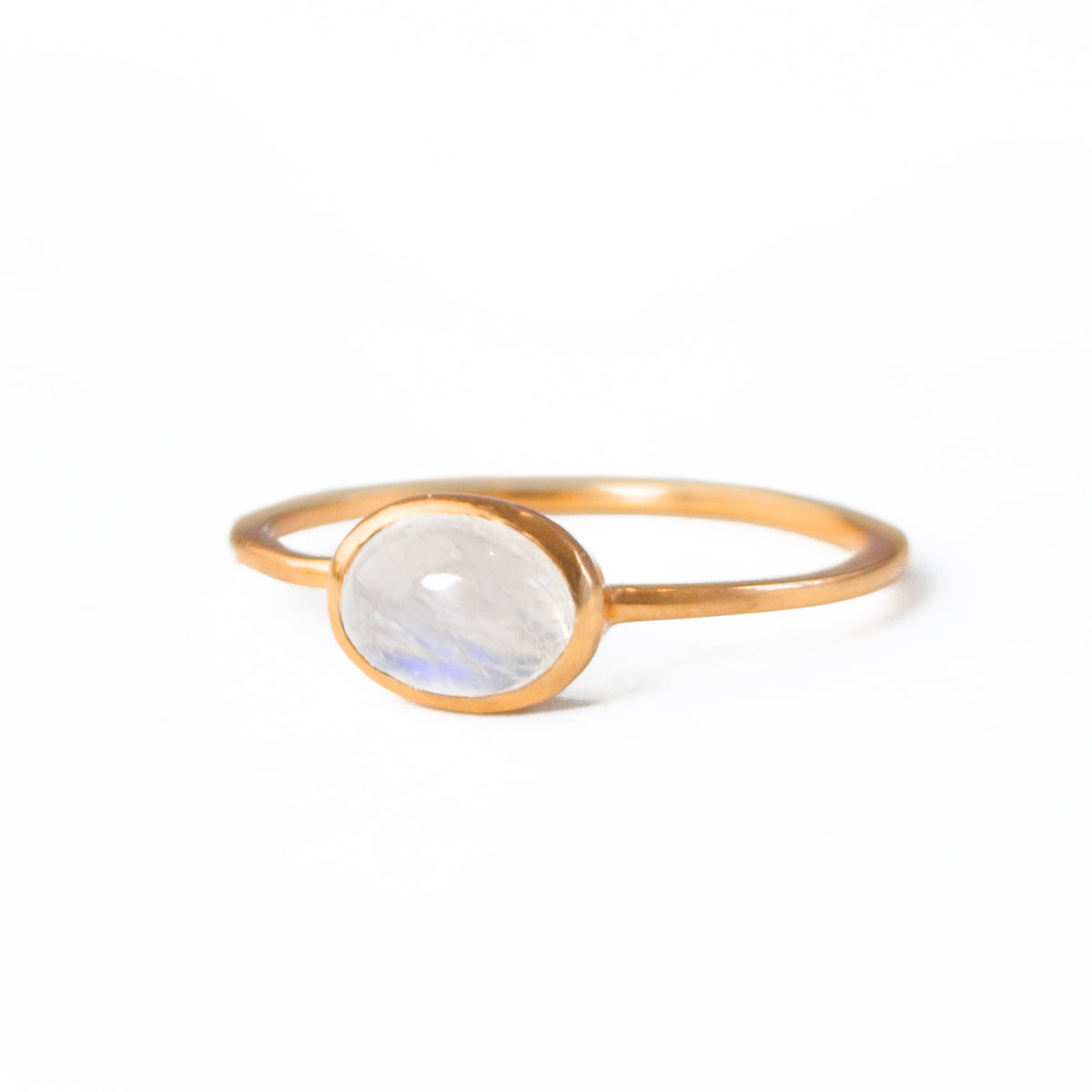 Stackable Combo Bezel Set Cabochon Mother's Rings - Danique Jewelry